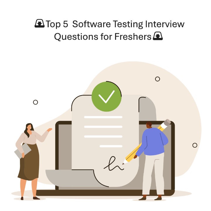 🚨top 5 Software Testing Interview Questions For Freshers🚨 0896